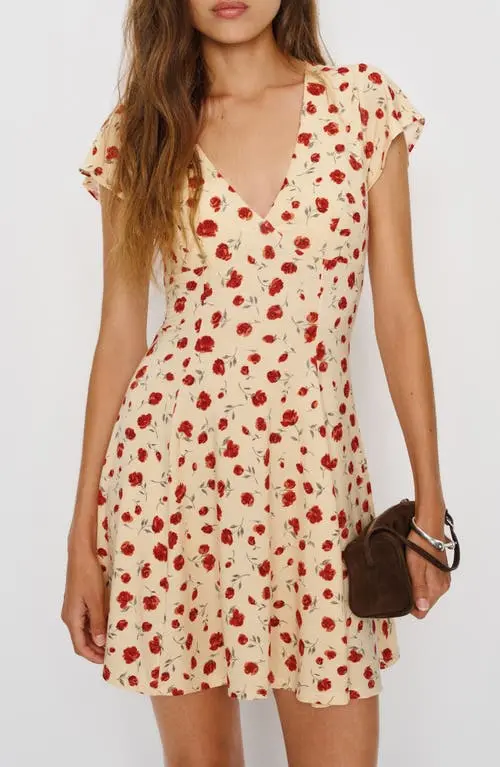 REFORMATION Olivia Fit & Flare Dress