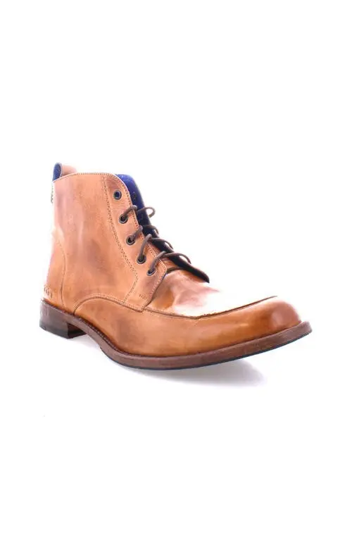 Bed Stu Moc-toe Ankle Boots - Tan Rustic
