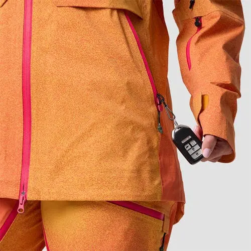 BACKCOUNTRY Cottonwoods Lt Xpore 3l Jacket - Boundary Orange Ombre/black