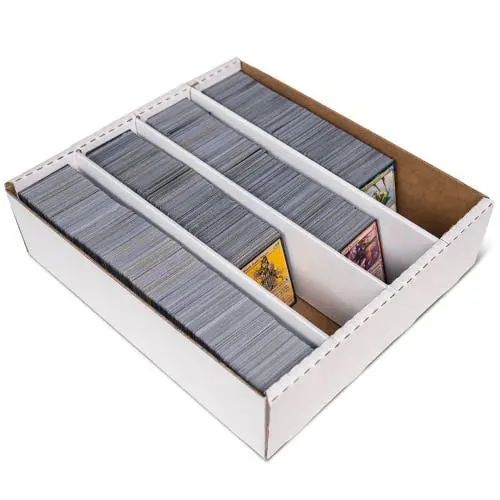 EASY PLAYHOUSE Trading Card Storage Box - White