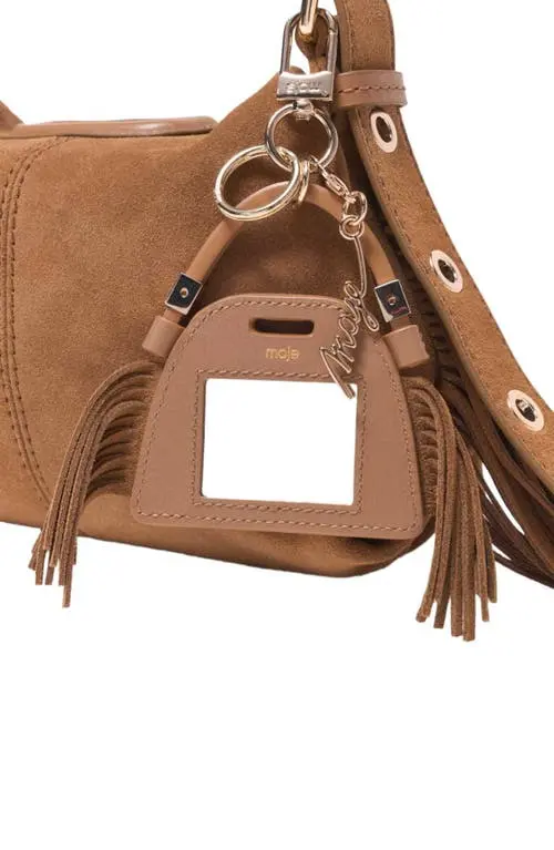 Maje Miss M Mini Mirror Bag Charm