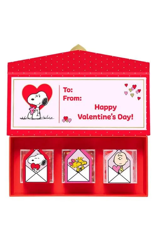 SUGARFINA X Peanuts™ Love Mail 3-piece Candy Cube Bento Box - No Color