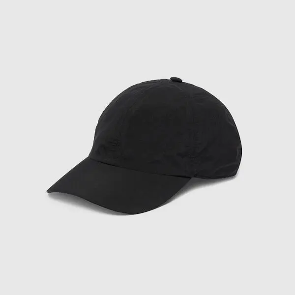 Gucci Cotton Baseball Cap With Logo - Black