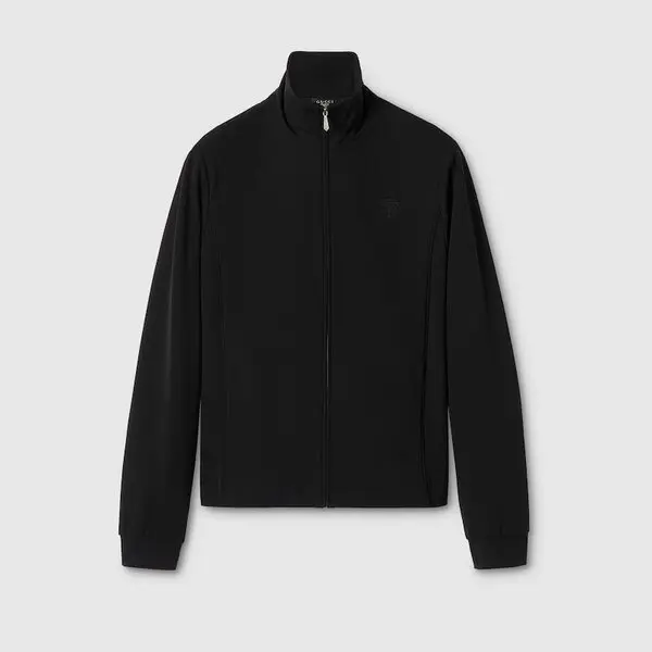 Gucci Stretch Nylon Gabardine Zip Jacket