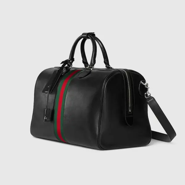 Gucci Web Trademark Medium Duffle Bag