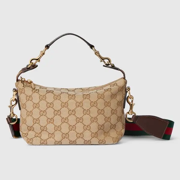 Gucci Brera Small Crossbody Bag Gg Canvas - Beige