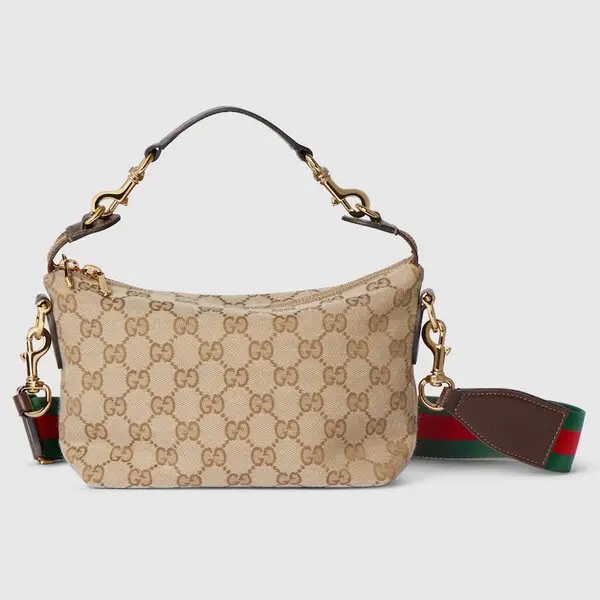 Gucci Brera Small Crossbody Bag Gg Canvas - Beige