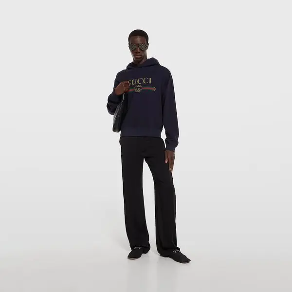 Gucci Cashmere Blend Jersey Sweatshirt