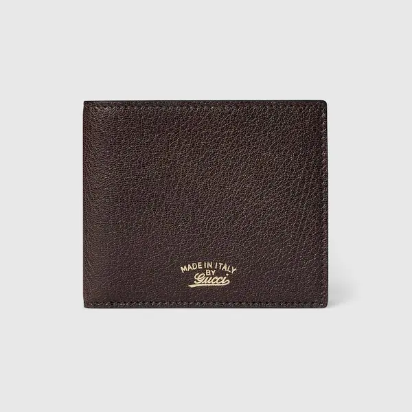 Gucci Lira Bi-fold Wallet - Brown