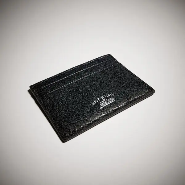 Gucci Lira Card Case Leather