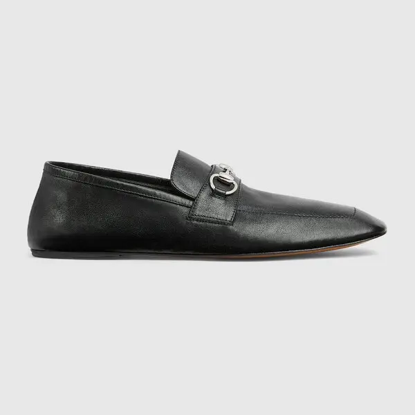Gucci S Ragazzo Leather Loafer - Black
