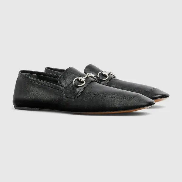 Gucci S Ragazzo Leather Loafer - Black