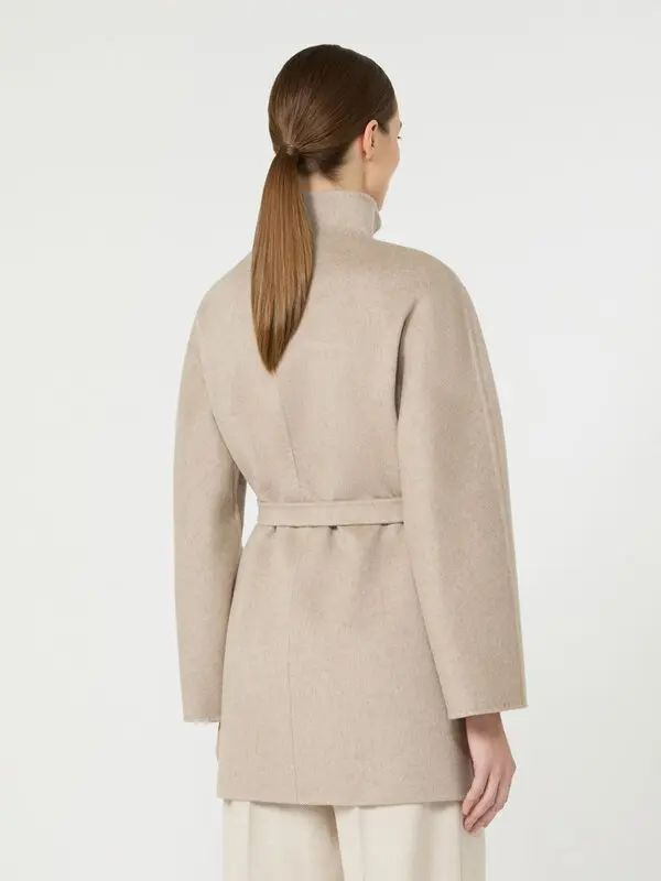 Max Mara Cashmere Wrap Coat - Sand