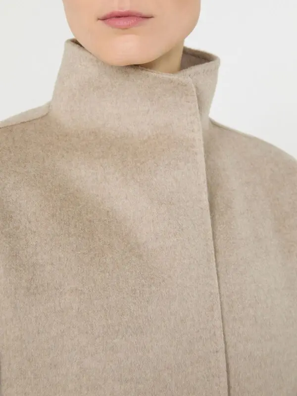Max Mara Cashmere Wrap Coat - Sand