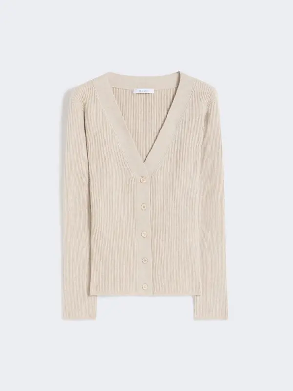 Max Mara Wool And Cashmere Knit Jumper - Beige