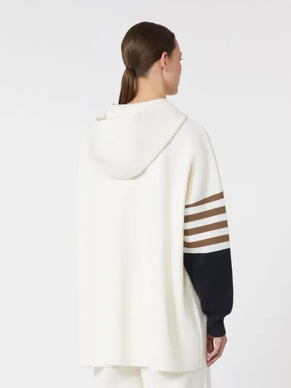 Max Mara Wool-knit Hooded Jumper