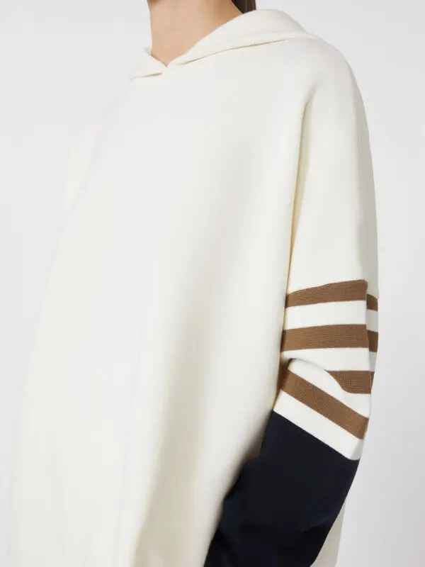 Max Mara Wool-knit Hooded Jumper