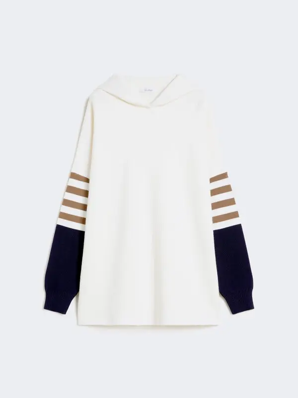 Max Mara Wool-knit Hooded Jumper