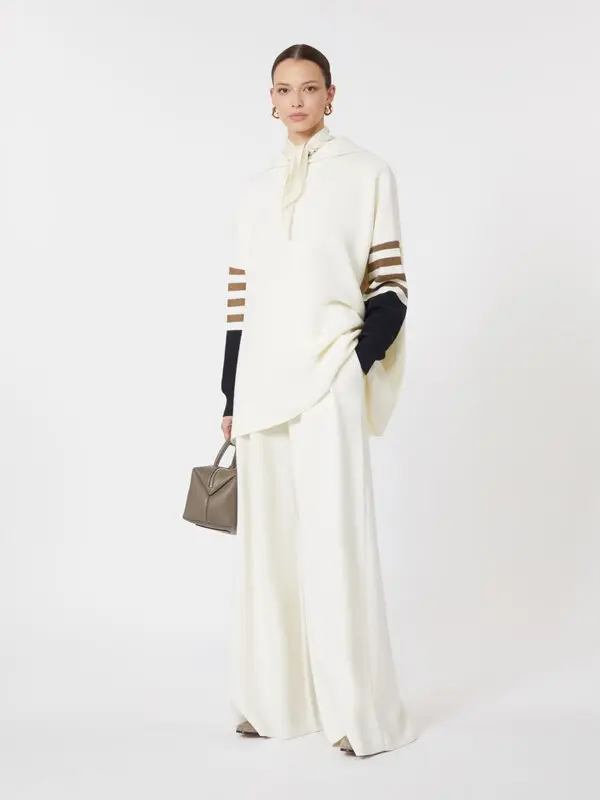 Max Mara Wool-knit Hooded Jumper