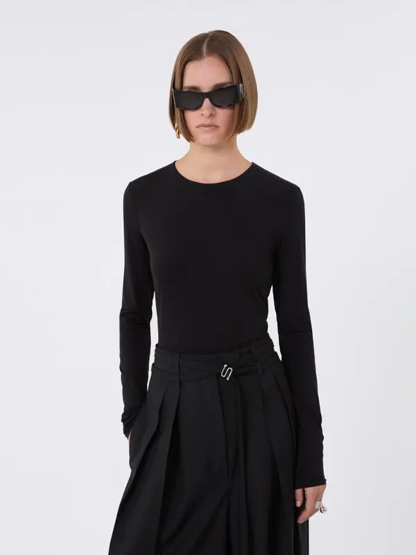 Max Mara Skin-tight Jersey T-shirt