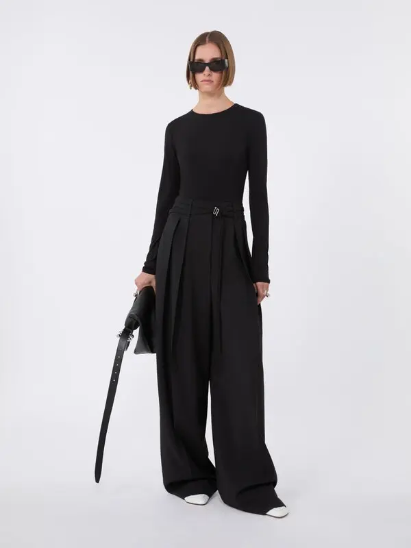 Max Mara Skin-tight Jersey T-shirt