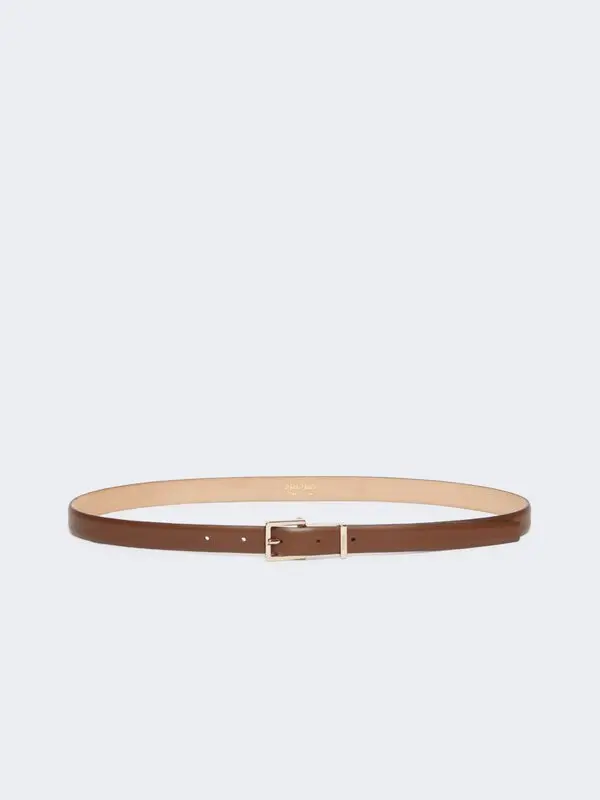 Max Mara Leather Belt - Brown