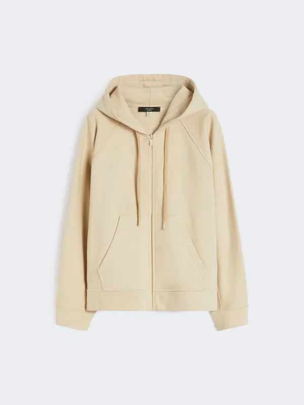 Max Mara Cotton Zip-up Sweatshirt