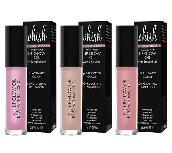 Whish Lip Glow Trio With Bakuchiol