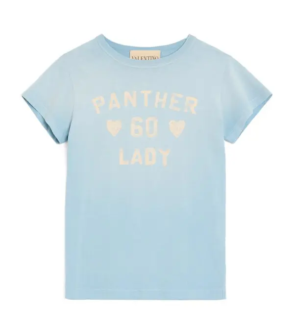Valentino Garavani Cotton Printed T-shirt - Blue