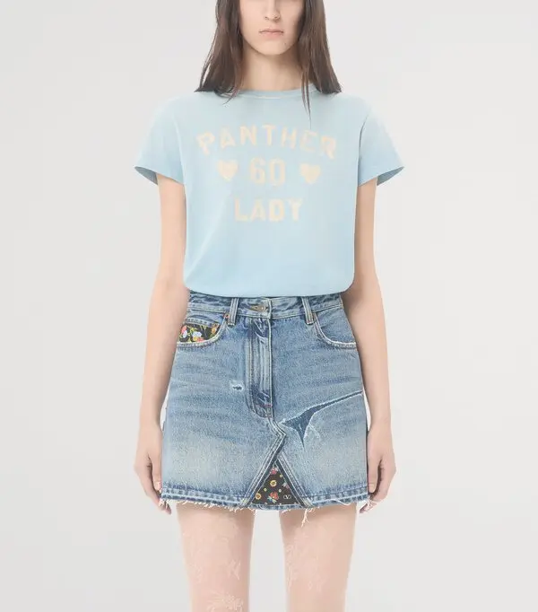 Valentino Garavani Cotton Printed T-shirt - Blue