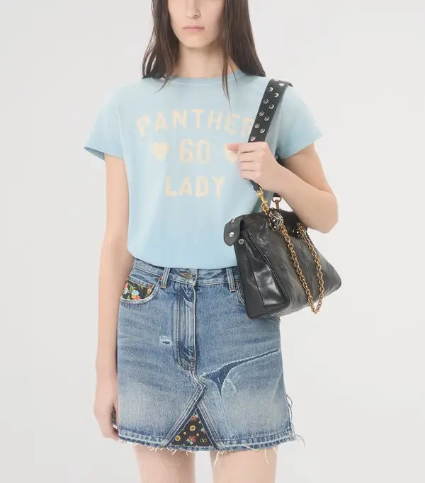 Valentino Garavani Cotton Printed T-shirt - Blue