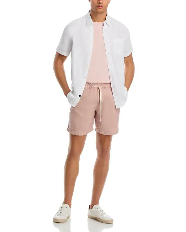 ALEX CRANE Bo Linen Shorts - Rose