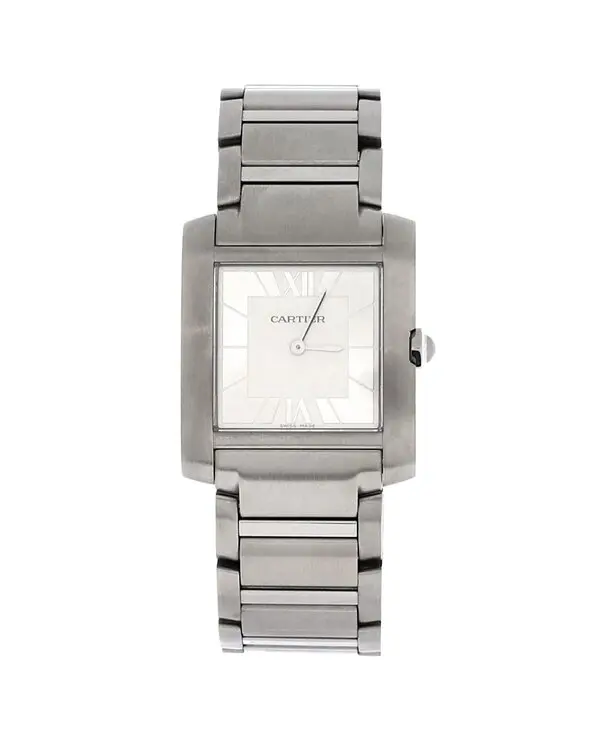 CARTIER Tank Francaise Japan Limited Edition Quartz Watch - Dial Color: Silver