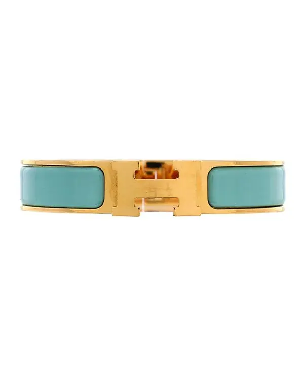 HERMES Narrow Clic H Bracelet - Enamel
