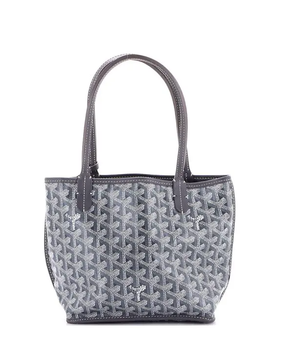 Goyard Anjou Reversible Tote Coated Canvas - Gray