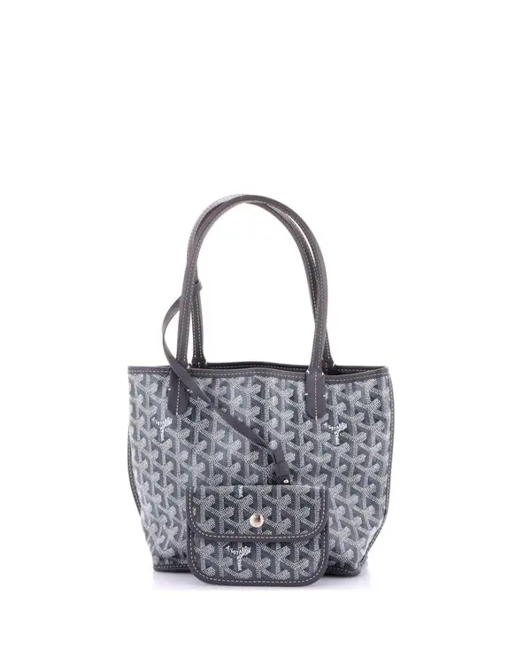Goyard Anjou Reversible Tote Coated Canvas - Gray