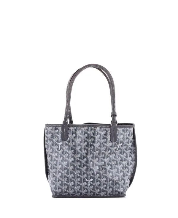 Goyard Anjou Reversible Tote Coated Canvas - Gray