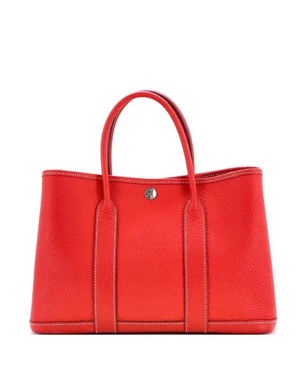 Hermès 30 Garden Party Tote - Red