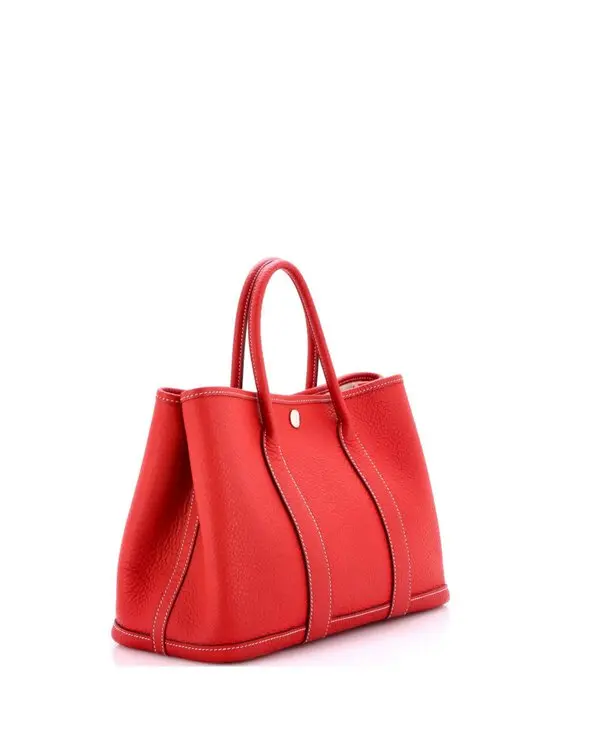 Hermès 30 Garden Party Tote - Red