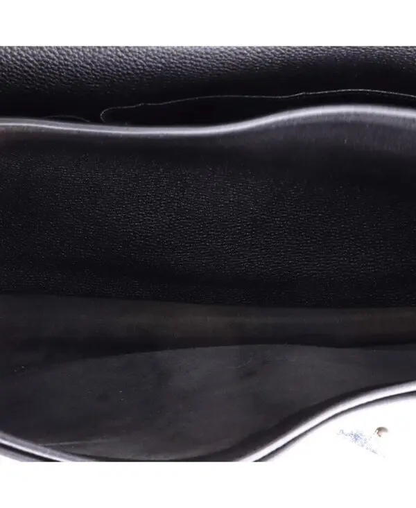 Hermès 41 Sac A Depeches Briefcase Togo - Black