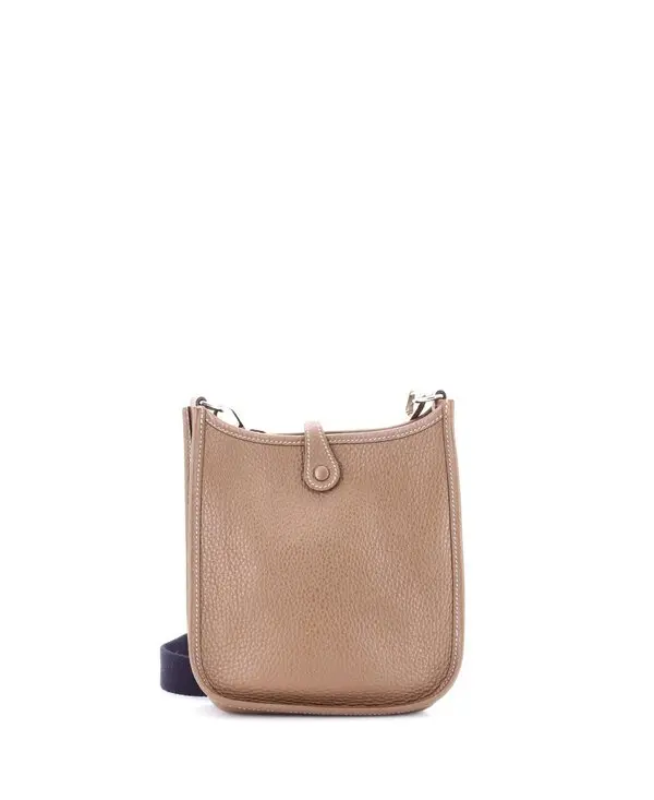 Hermès Tpm Evelyne Bag Gen Iii Clemence - Gray