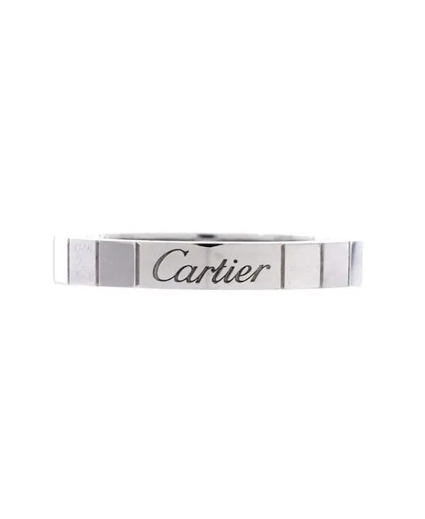 CARTIER Lanieres Ring In 18k Gold With Diamond - White