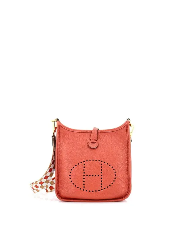 Hermès Tpm Evelyne Bag Gen Iii Clemence - Brown