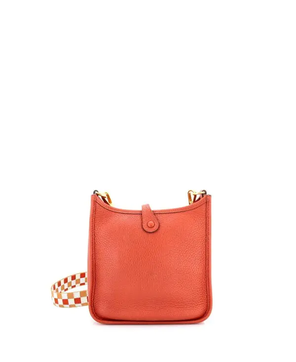 Hermès Tpm Evelyne Bag Gen Iii Clemence - Brown