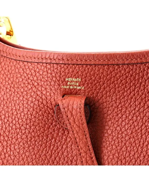 Hermès Tpm Evelyne Bag Gen Iii Clemence - Brown