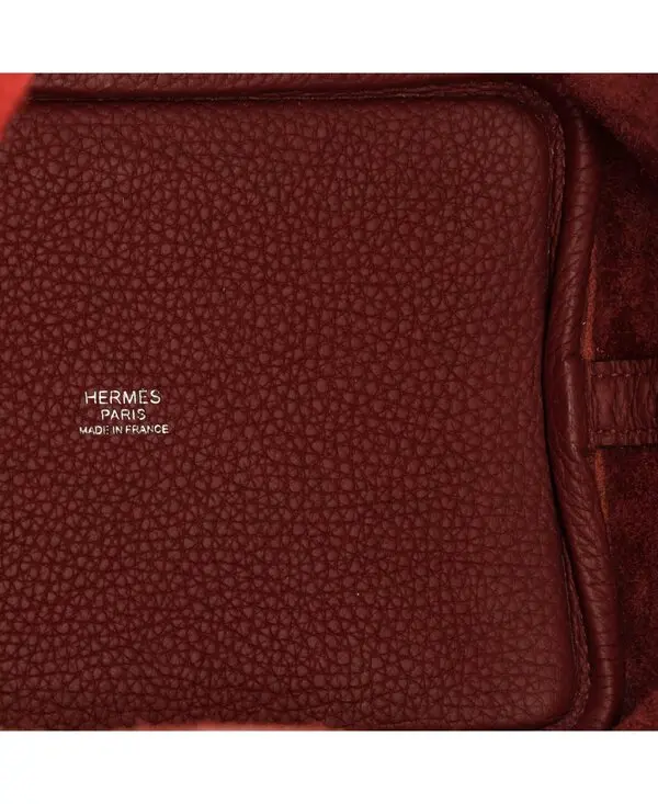 Hermès Pm Picotin Lock Bag Clemence - Red