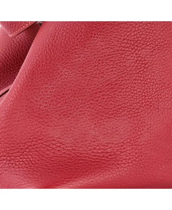 Hermès Pm Picotin Lock Bag Clemence - Red