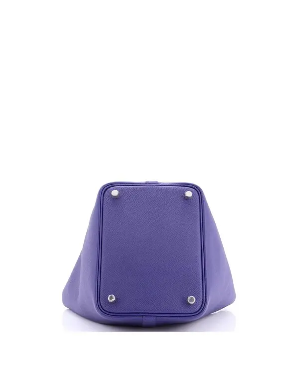 Hermès Picotin Lock Bag Tressage Epsom Pm - Blue