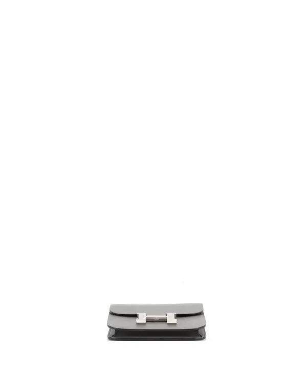 Hermès Constance Slim Wallet Evercolor - Gray
