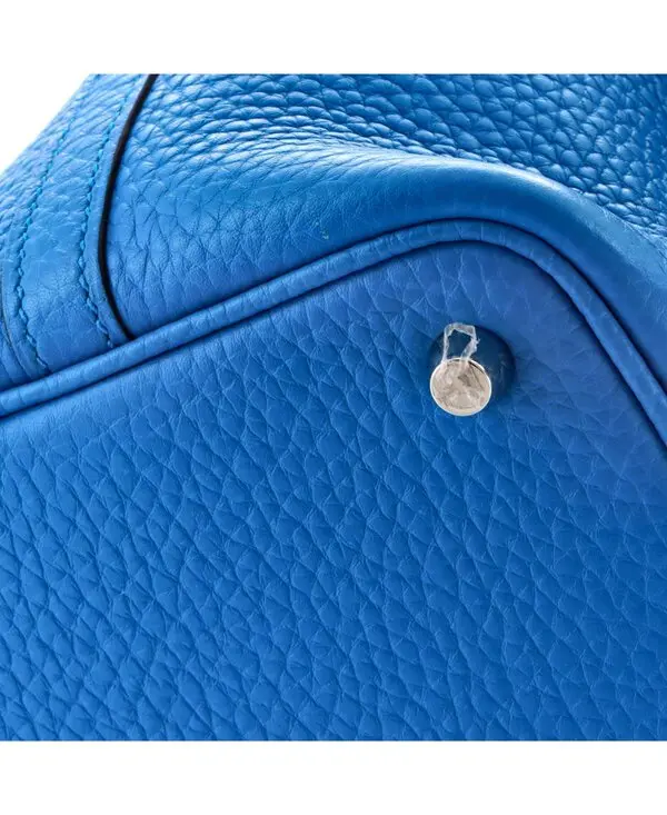 Hermès Pm Picotin Lock Bag Clemence - Blue